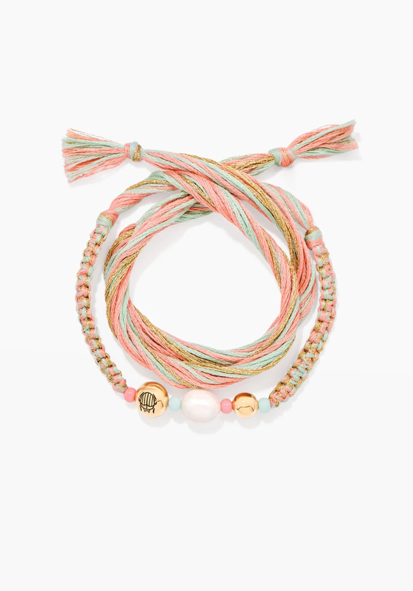 Bracelet Honolulu Acqua Rose - Aurélie Bidermann